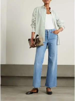 FRAME Striped Cotton Shirt