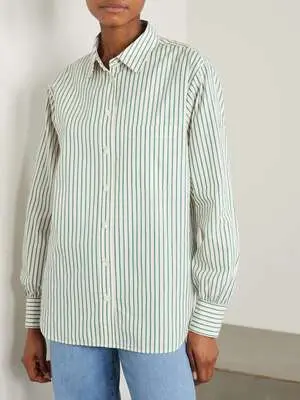FRAME Striped Cotton Shirt
