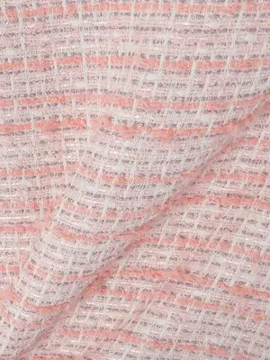 Versace Embellished Cotton-blend Tweed Mini Skirt - Pink