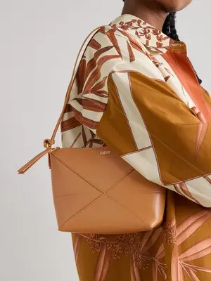 Loewe Puzzle Fold Shoulder Bag - Brown
