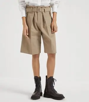 Brunello Cucinelli Cotton-wool Bermuda Shorts