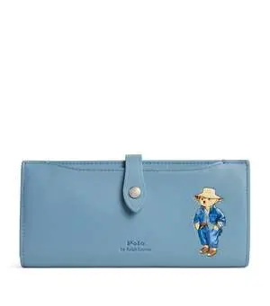 Polo Ralph Lauren Leather Polo Bear Wallet