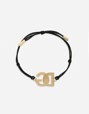 Dolce & Gabbana Cord Bracelet With Dg Logo - Multicolor