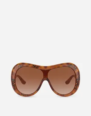 Dolce & Gabbana Havana Leo Sunglasses - Animal Print