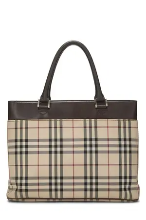 Burberry House Check Nylon Handbag