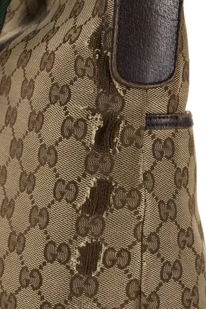 Gucci Original Gg Canvas Web Pocket Messenger Bag