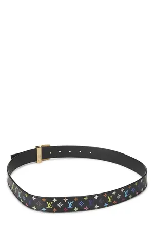LOUIS VUITTON X Takashi Murakami Monogram Multicolore Ceinture Belt - Black