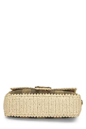 Fendi Pequin Convertible Baguette - Brown