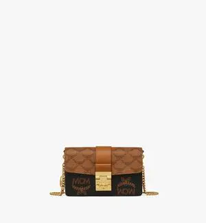 Mcm Tracy Crossbody In Monogram Mix