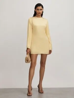 Anna Quan Plisse Mini Dress