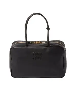 Miu Miu Beau Leather Bag - Black