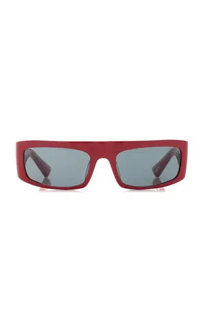 Khaite X Oliver Peoples 1979c Square-frame Sunglasses - Red