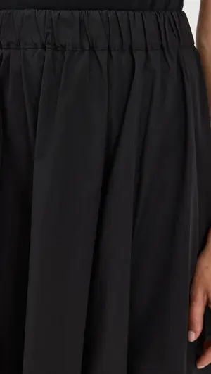 Co Bubble Midi Skirt - Black