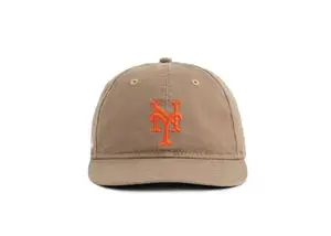 Aimé Leon Dore X New Era Washed Chino Mets Hat - Khaki