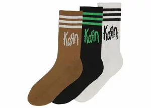 Adidas X Korn Sock Set - Off White/black/brown Desert