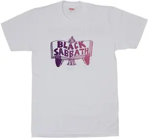 Supreme Black Sabbath Tome Tee Shirt - White