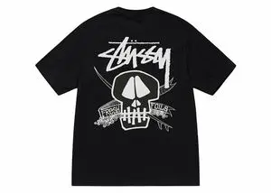 StÜssy Fresh Foils Tee Shirt - Black