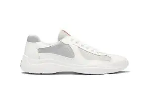 Prada Silver Tone Shoes For Men