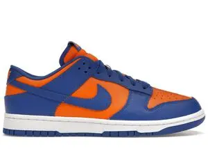 Nike Dunk Low Knicks Sneakers - Bright Ceramic/team Royal/university Red