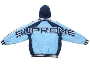 Supreme Hooded Stadium Jacket - Blue