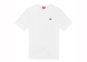 DIESEL Oval D Patch T-shirt - White
