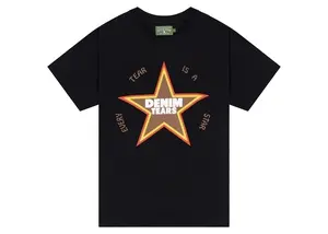 DENIM TEARS Every Tear Is A Star Tee Shirt - Black