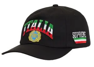 Supreme Italia 6 Panel - Black