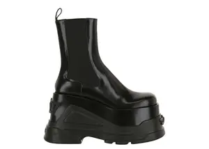 Versace Platform Ankle Boots Leather