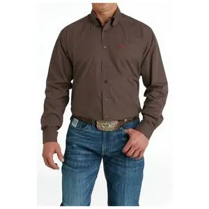 CINCH Western Shirt In Print - Brown
