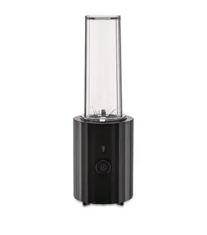 ALESSI Plissé 2-container Single-serve Blender - Black