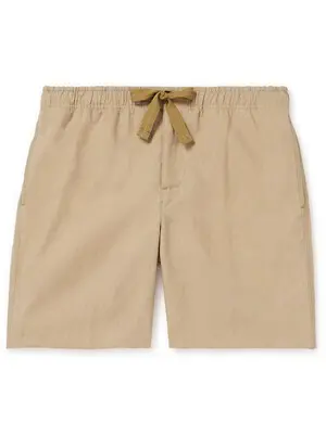 Orlebar Brown Alex Straight-leg Linen Drawstring Shorts - Neutrals