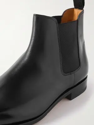 John Lobb Lawry Leather Chelsea Boots - Black