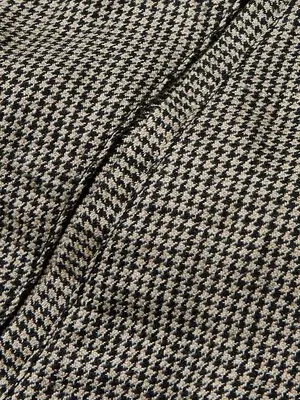 Kapital Houndstooth Linen Blouson Jacket