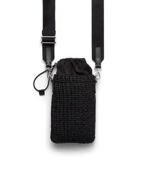 Prada Crochet Smartphone Case - Black