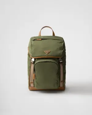 Prada Re-nylon And Leather Backpack