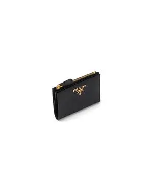 Prada Small Saffiano Leather Wallet - Black