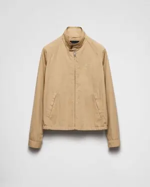 Prada Cotton-blend Jacket - Desert Beige