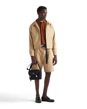 Prada Cotton-blend Jacket - Neutral