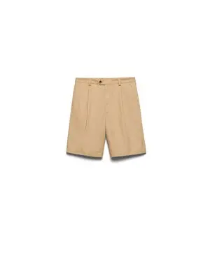 Prada Poplin Bermudas - Neutral