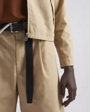 Prada Poplin Bermuda Shorts - Neutral