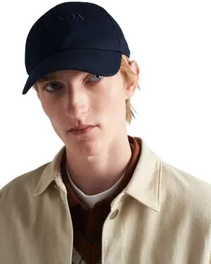 Prada Drill Baseball Cap - Blue