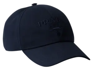 Prada Drill Baseball Cap - Navy