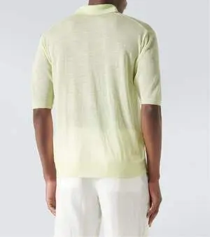Auralee Wool And Silk Polo Sweater