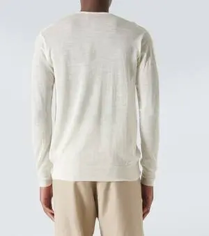 Auralee Wool And Silk Henley Shirt
