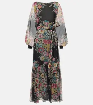 Etro Floral Silk Gown