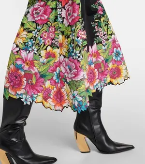 Etro Floral Cotton Maxi Skirt