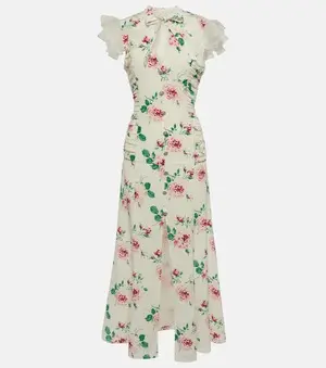 Alessandra Rich Floral Cocktail Dresses