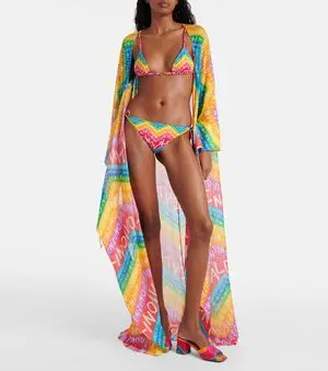 Valentino Garavani Logo Cotton-blend Beach Cover-up