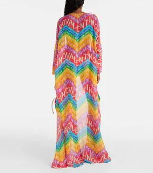 Valentino Garavani Logo Cotton-blend Beach Cover-up
