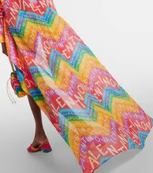 Valentino Garavani Logo Cotton-blend Beach Cover-up